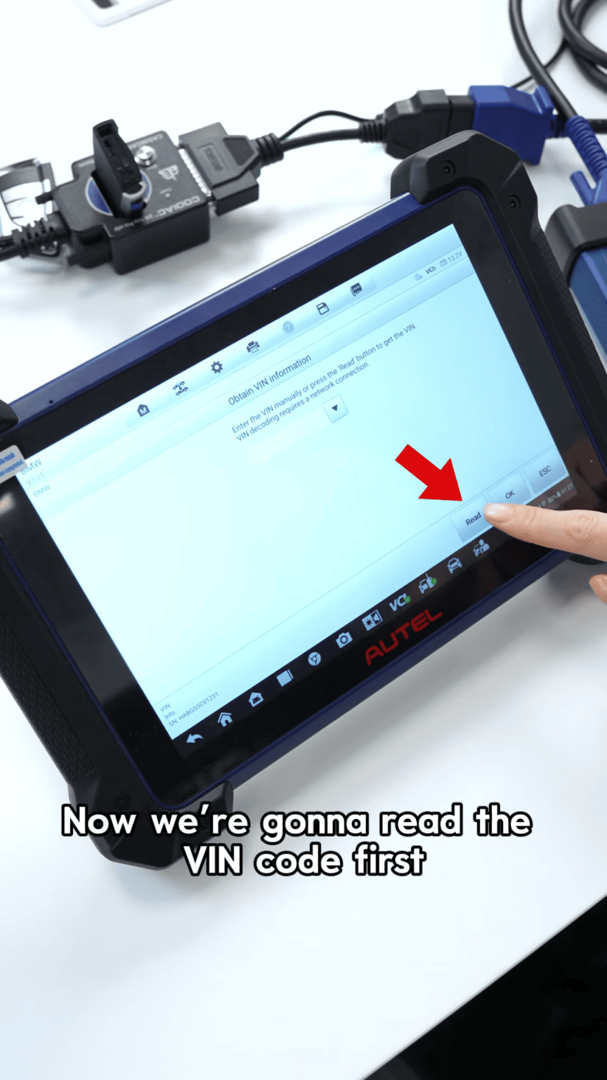 BMW CAS4 Key Duplication Guide Using Autel IM608 Pro II